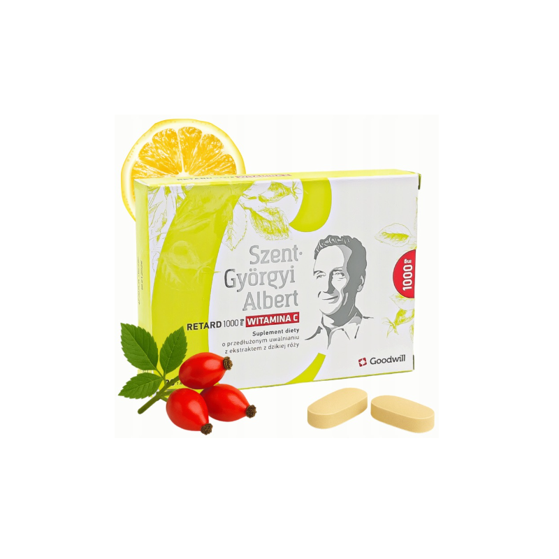 Szent-Gyorgyi Albert 1000 mg Retard Vitamina C tabletki - 20 tabl ...